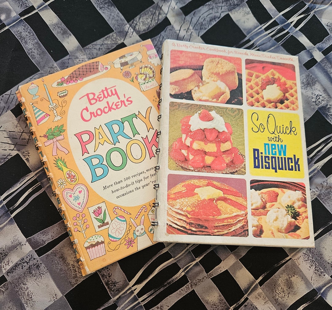 Two Vintage General Mills Cookbooks From the 1960's Bisquick and Party ...