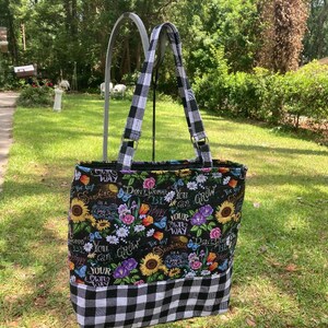 Fall Handmade Quilted Tote Bag - Etsy