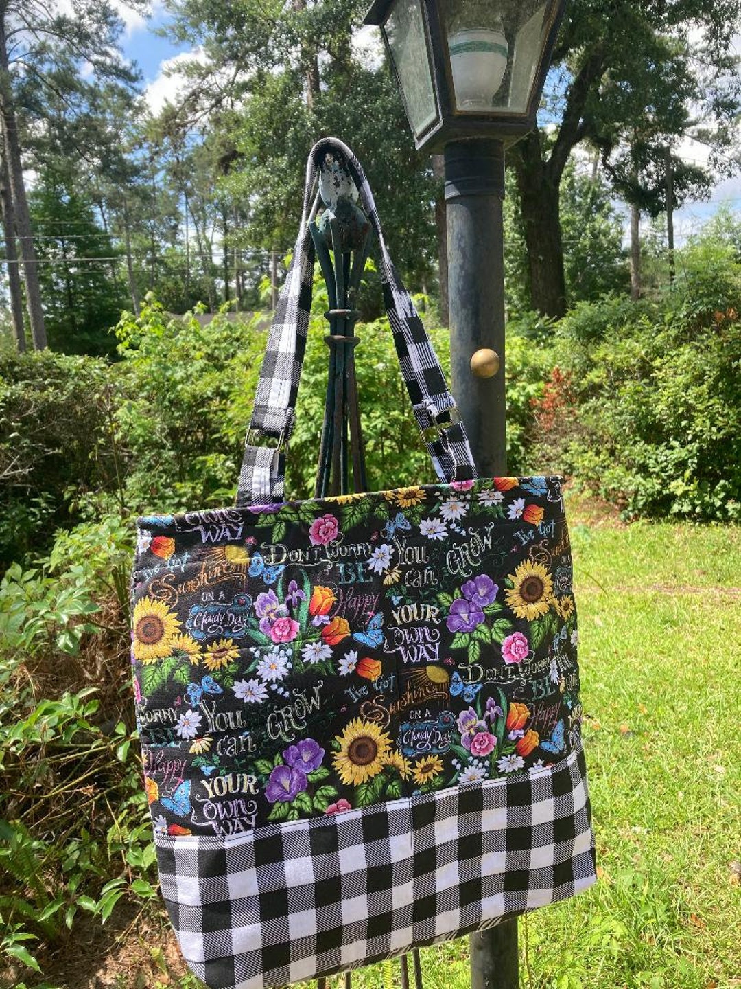 Fall Handmade Quilted Tote Bag - Etsy