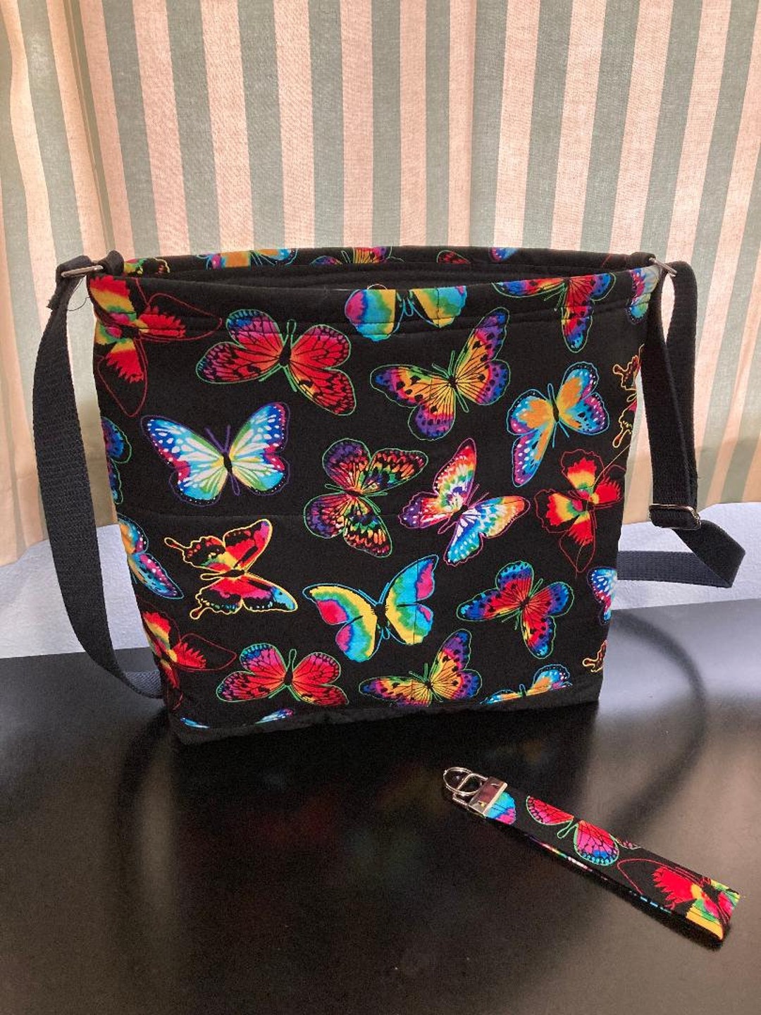 Butterflies Quilted Crossbody Bag - Etsy