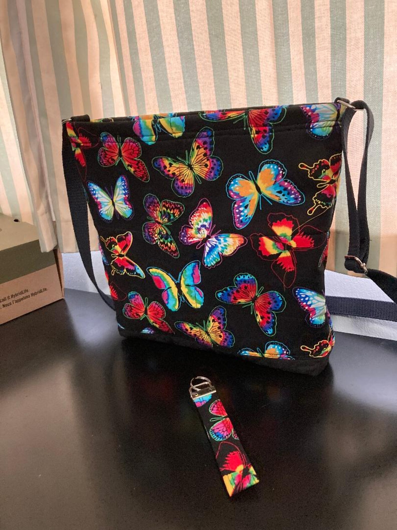 Butterflies Quilted Crossbody Bag. - Etsy