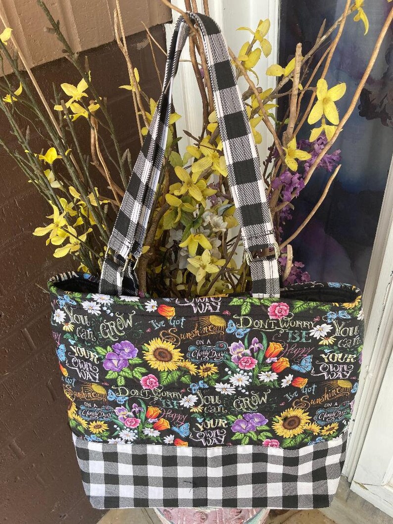 Fall Handmade Quilted Tote Bag - Etsy