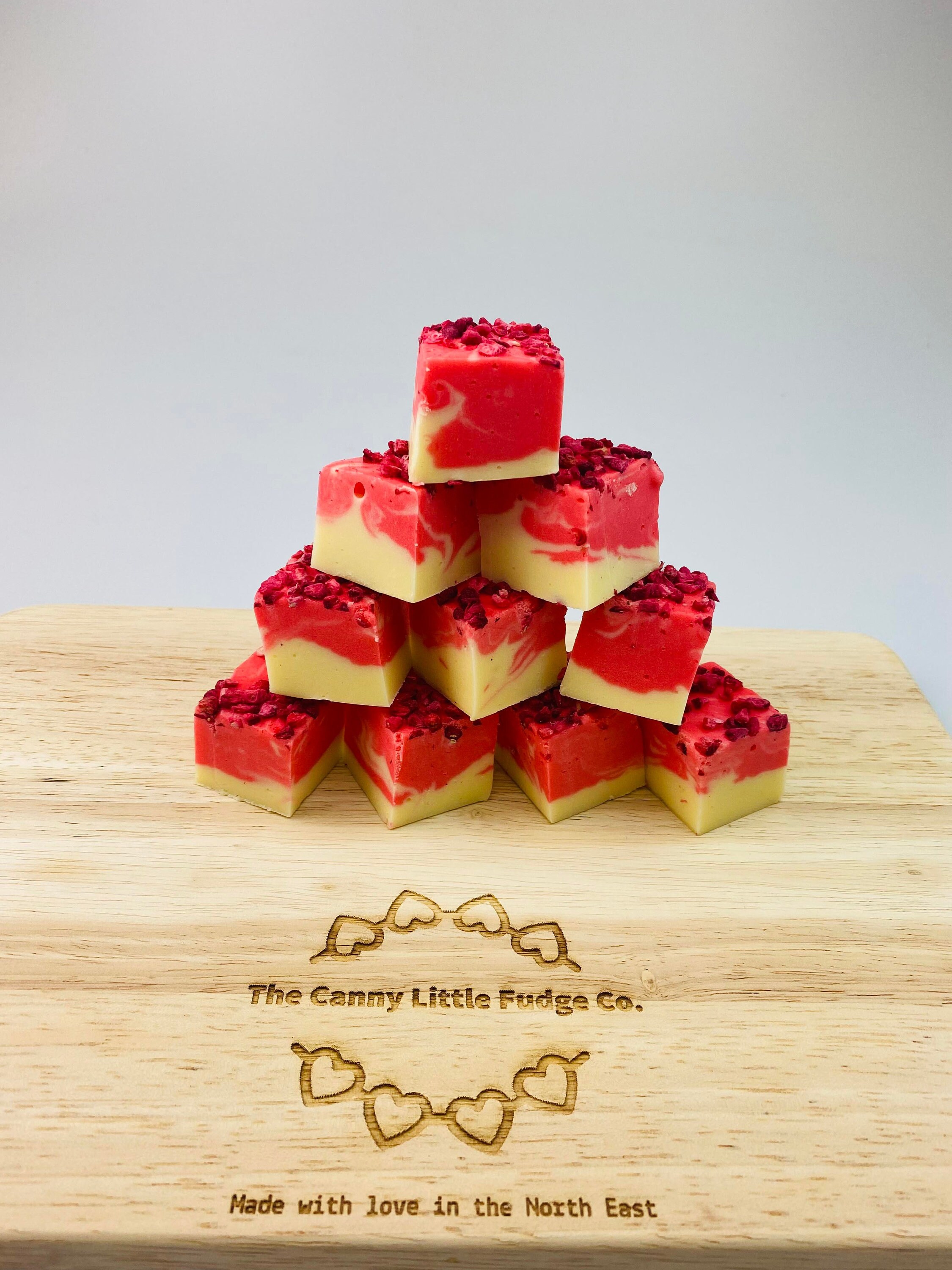 Raspberry Ripple Fudge Bespoke Fresh Fudges Sweet Treats - Etsy