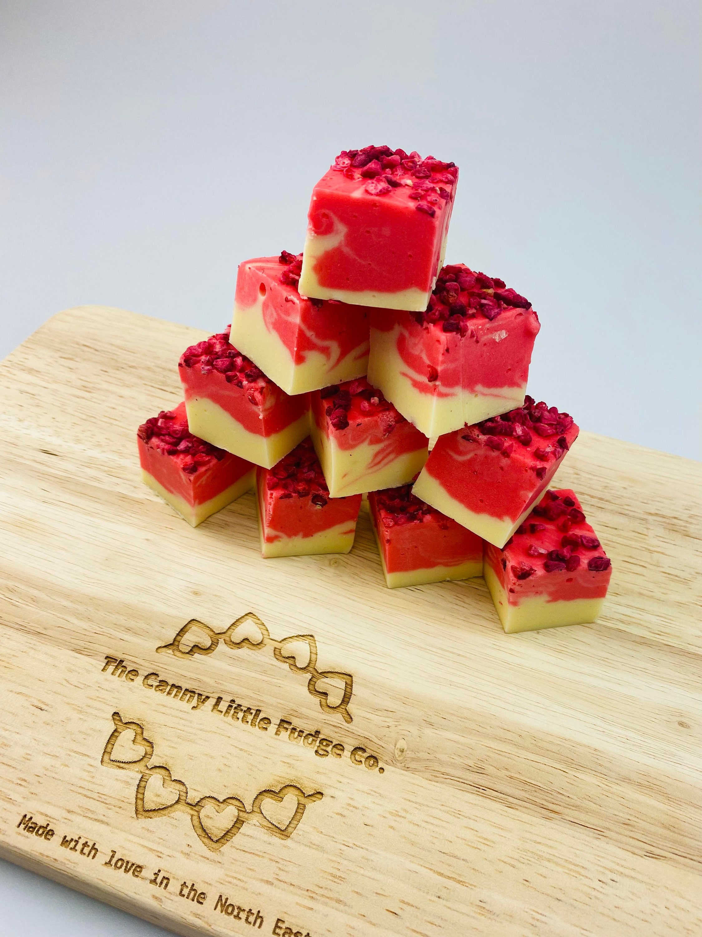 Raspberry Ripple Fudge Bespoke Fresh Fudges Sweet Treats - Etsy