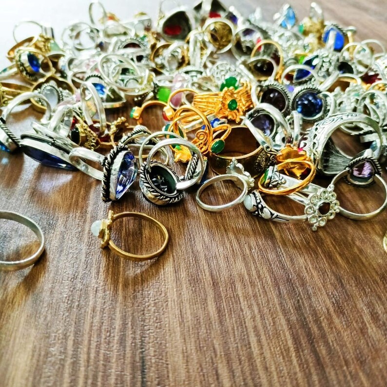 Mystery Pack of Rings Customizable Ring Pack Funky - Etsy