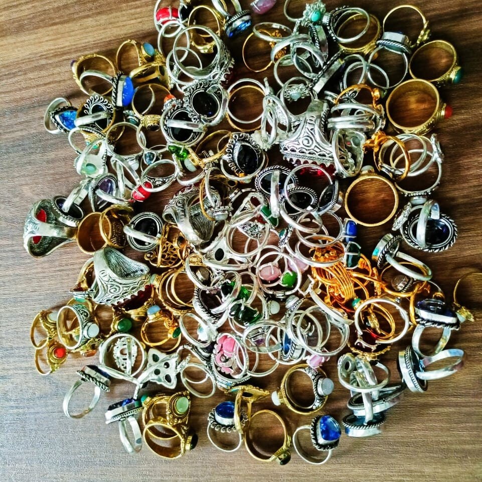 Mystery Pack of Rings Customizable Ring Pack Funky - Etsy