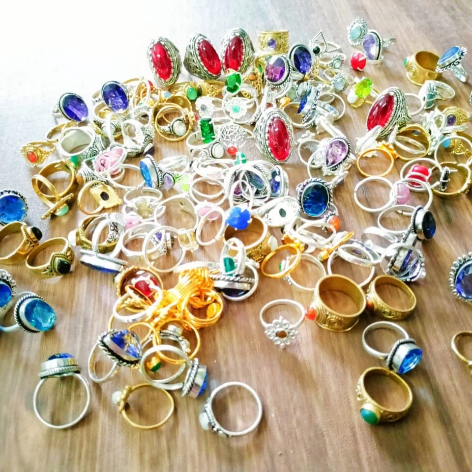 Mystery Pack of Rings Customizable Ring Pack Funky - Etsy