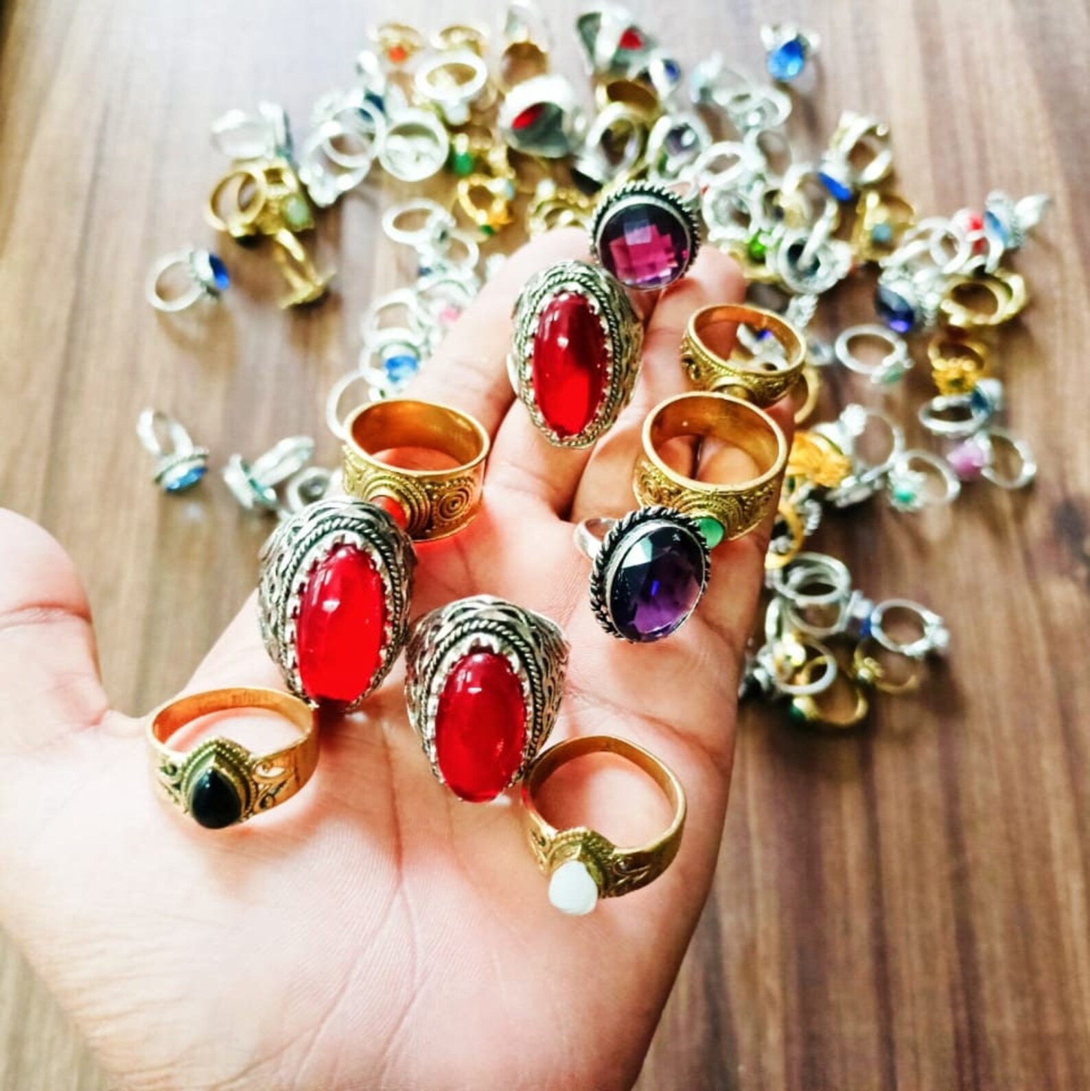 Mystery Pack of Rings Customizable Ring Pack Funky - Etsy