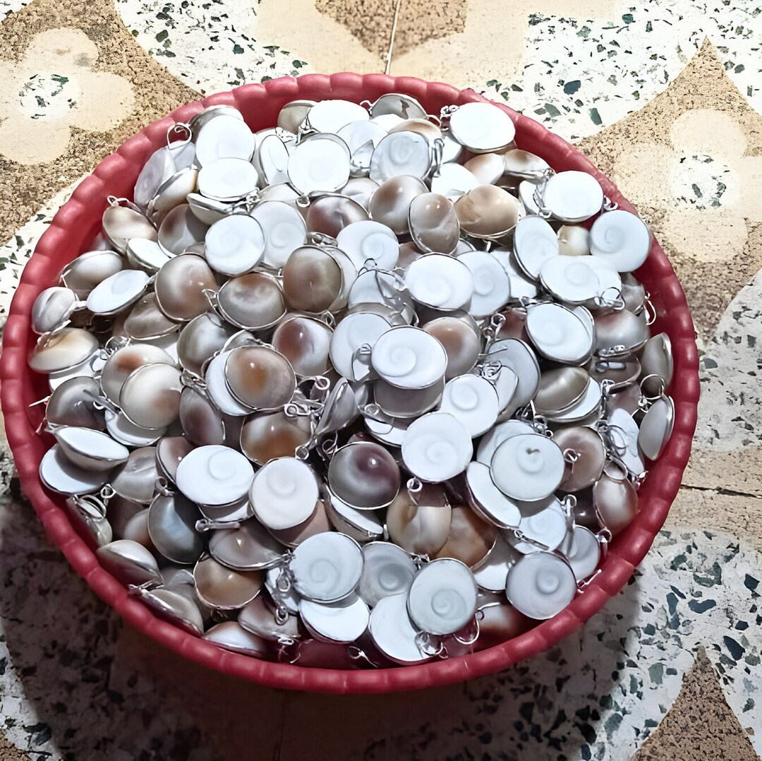 Shiva Eye Shell Pendant Spiral Shiva Eye Silver Charm Red - Etsy Australia