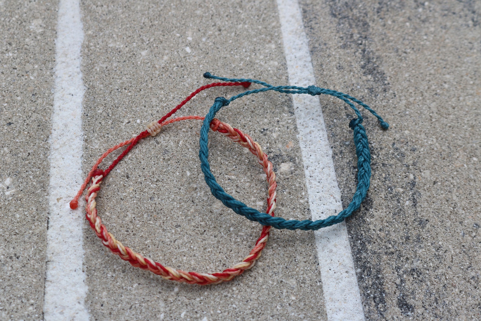 Braided Anklet, CUSTOMIZABLE Waterproof Adjustable String, Birthday ...