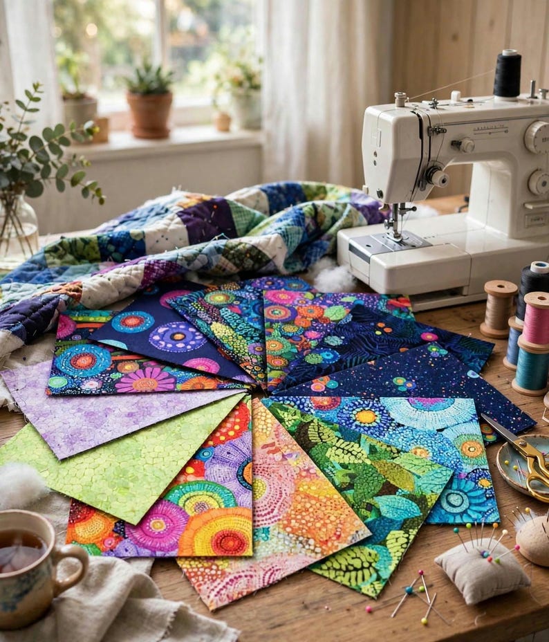 FQ Jubilant Designer Collection Fat Quarter Bundle by Timeless ...