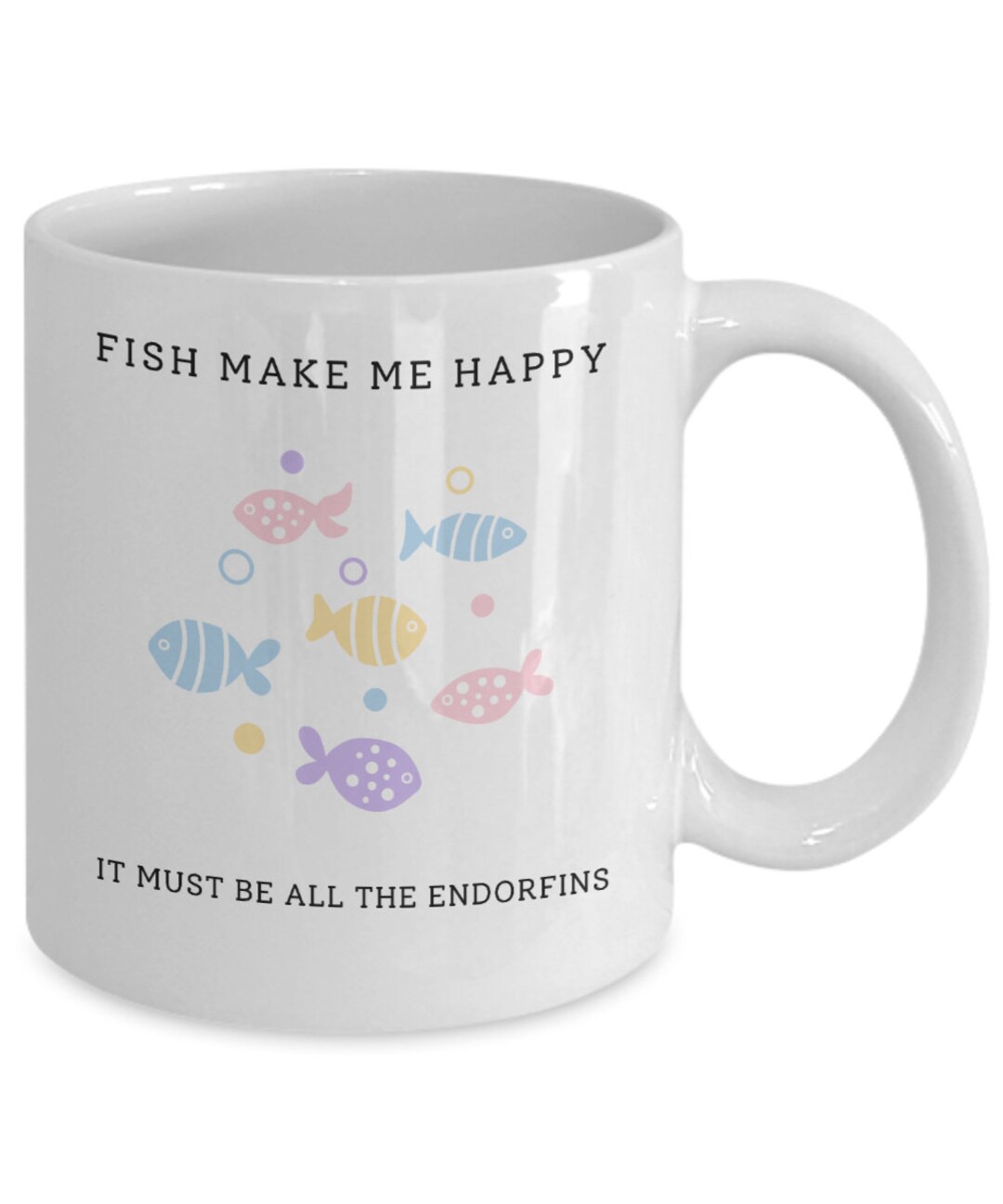 Funny Fish Lover Mug, Pet Fish Owner Coffee Mug, Fishing Hobbyist ...