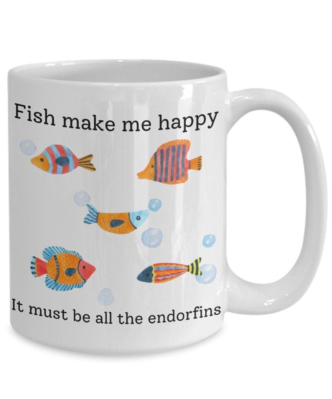 Funny Pet Fish Coffee Mug Gift Present for Fish Lovers - Etsy