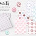 Donut Digital Paper Watercolor Donuts Paper Pack Donut | Etsy