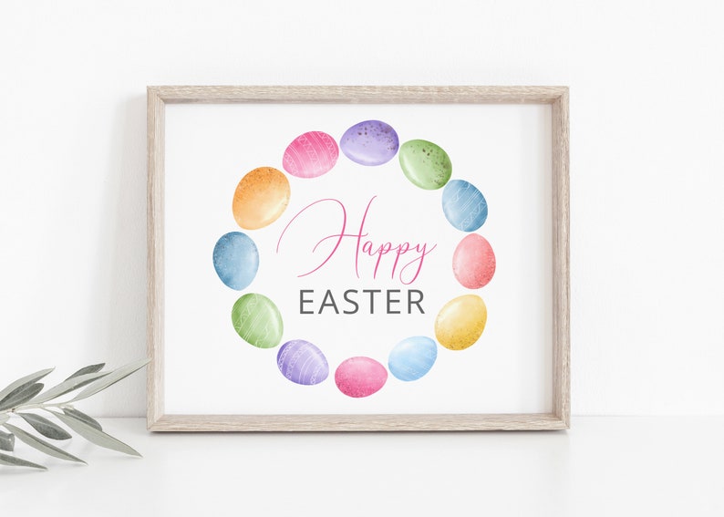 Spring Eggs Watercolor Clipart Handpainted Easter Eggs Clip - Etsy