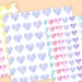Valentine Watercolor Hearts Digital Paper Pack 15 Seamless - Etsy