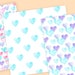 Valentine Watercolor Hearts Digital Paper Pack 15 Seamless - Etsy