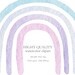 Watercolor Pastel Rainbow Clipart Hand Painted in Trendy Colors. Baby ...