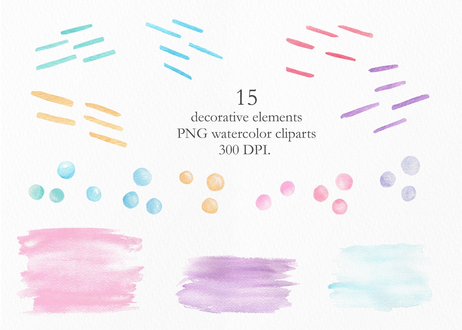 Watercolor Donuts Clipart Sweet Bakery Food Clipart Donut | Etsy