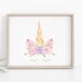 Unicorn Clipart, Unicorn Birthday Watercolor Clipart, Unicorn PNG Cute ...