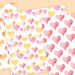 Valentine Watercolor Hearts Digital Paper Pack 15 Seamless - Etsy