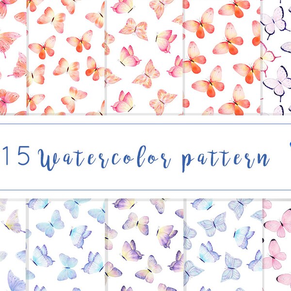 Butterfly Watercolor - Etsy