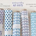 Watercolor Blue Hearts Digital Paper . Romantic Watercolor Seamless ...