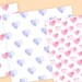 Valentine Watercolor Hearts Digital Paper Pack 15 Seamless - Etsy