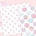 Donut Digital Paper, Watercolor Donuts Paper Pack, Donut Birthday ...
