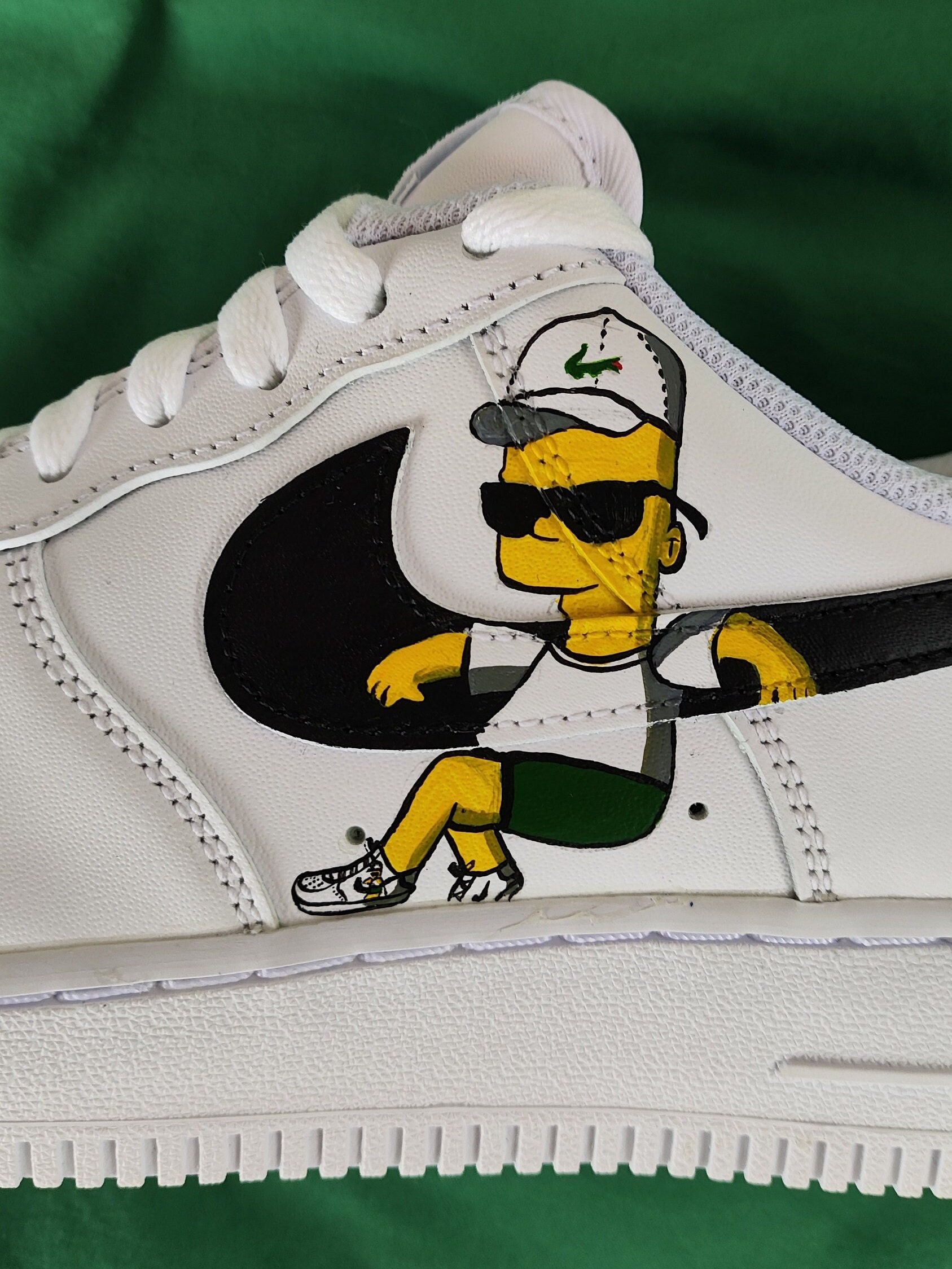 The Simpsons Nike Air Force 1 Custom Shoes Handpainted - Etsy