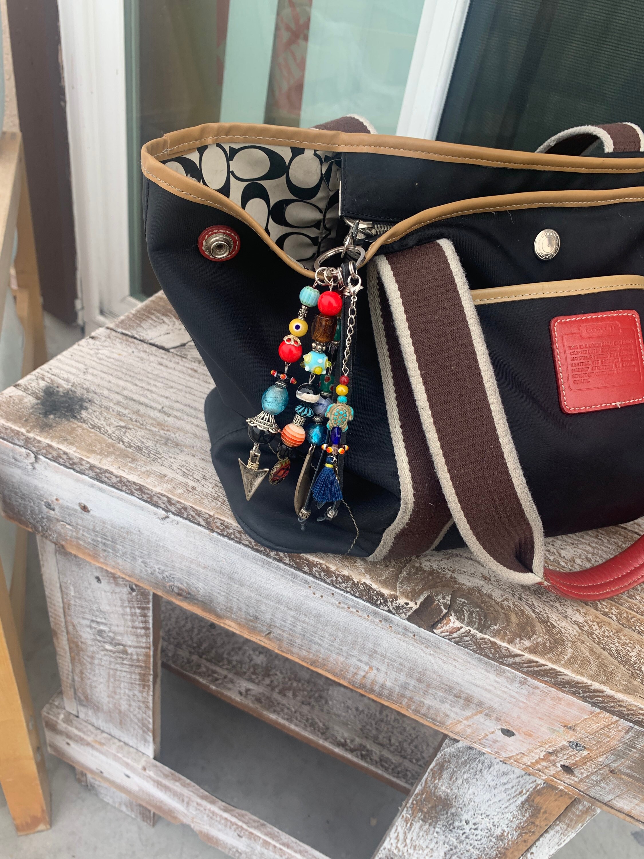 Boho Purse Charm/zipper Pull - Etsy