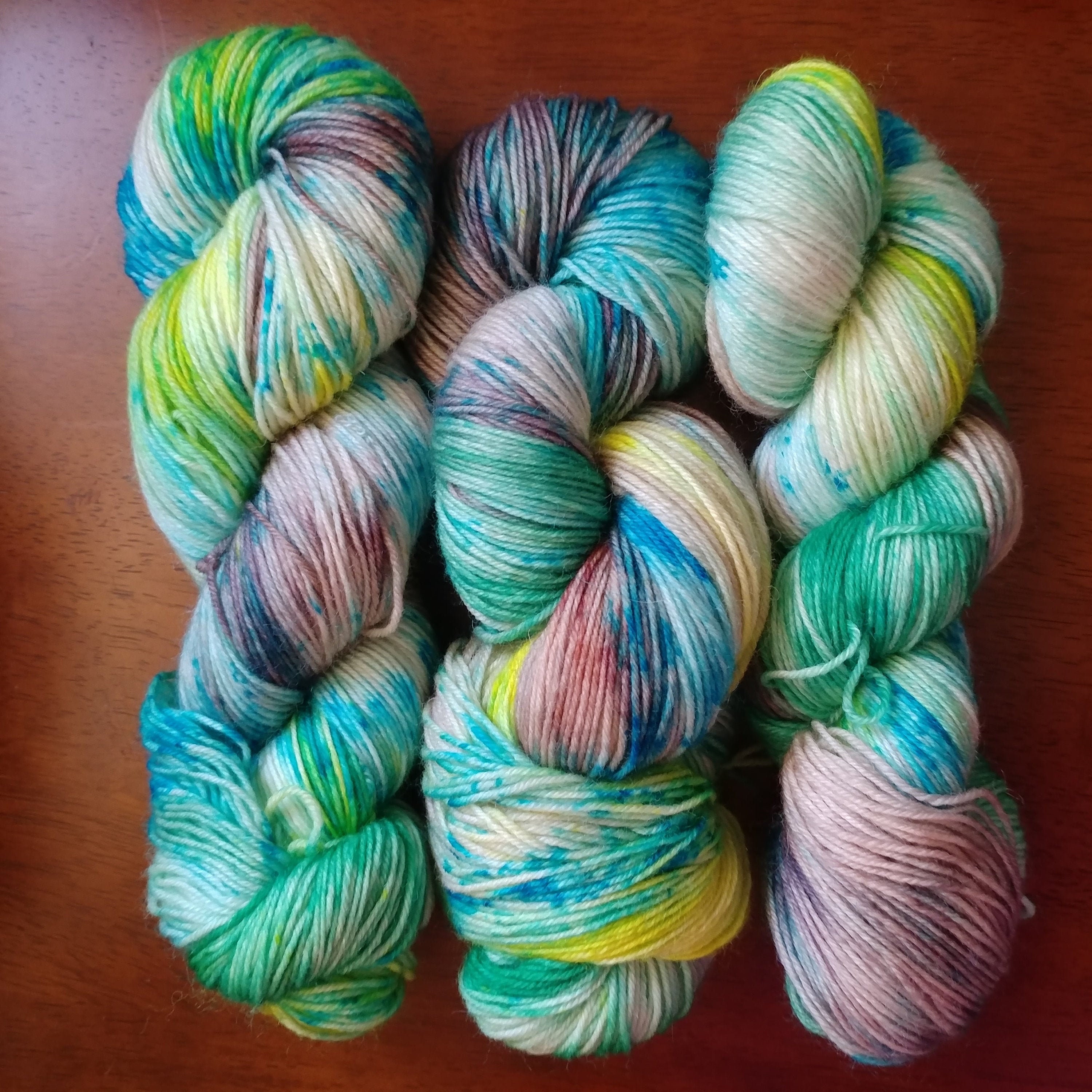 Hand Dyed Wool / Knitting and Crochet Wool / Indie Dyed Yarn - Etsy