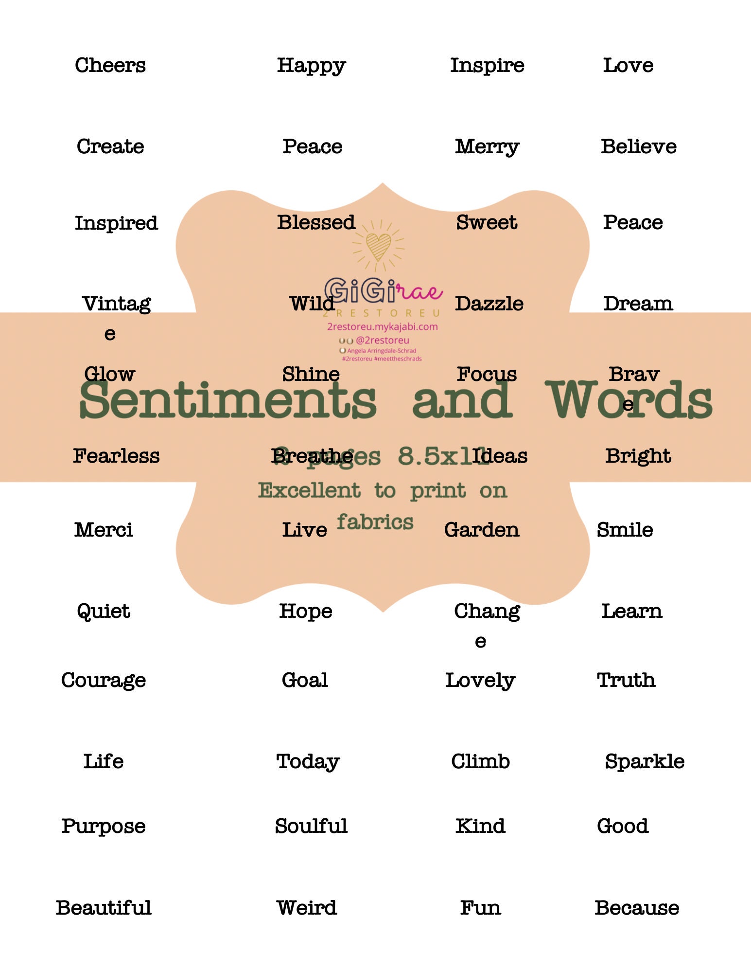 Paper, Party & Kids Words Phrases and Sentiments Clip Art & Image Files ...