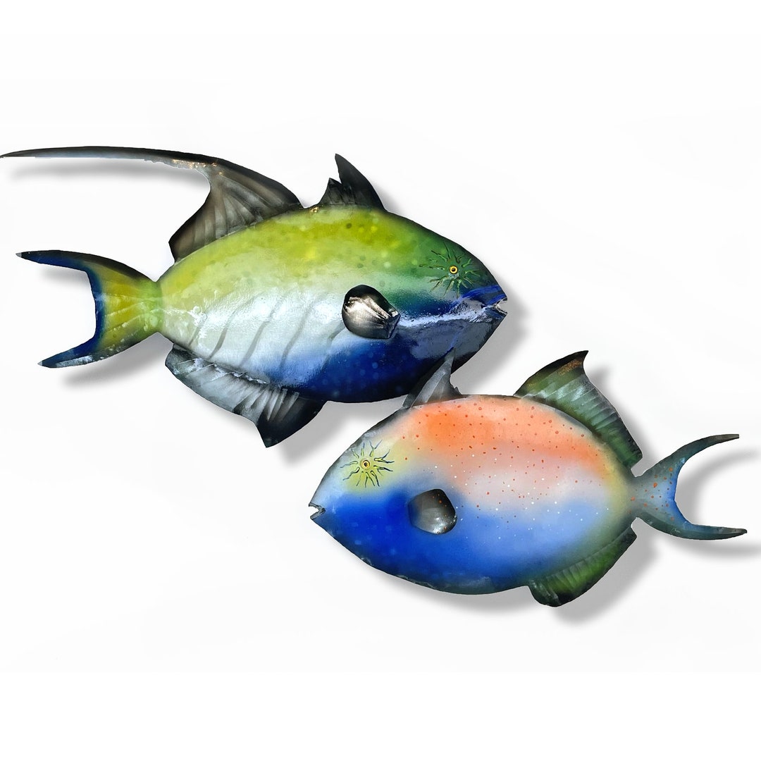 Mr. and Mrs. Trigger Fish - Etsy