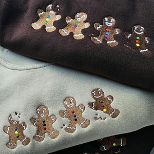 Christmas Jumper, Christmas Sweatshirt, Gingerbread Christmas Jumper ...