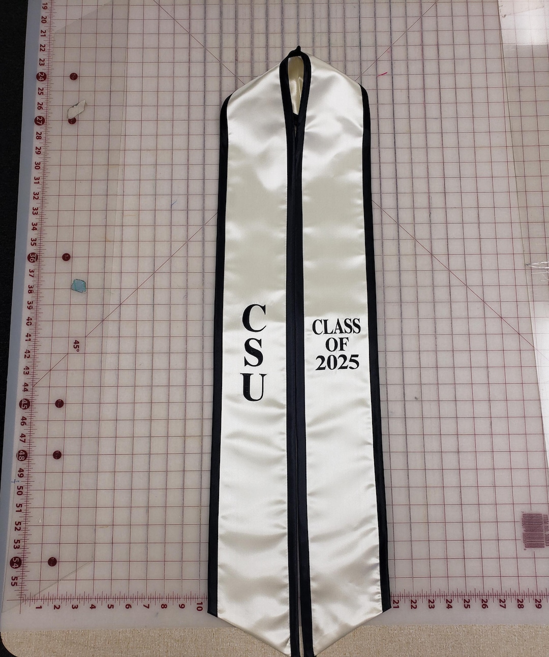 A Custom Satin Graduation Sash & Stoles - Graduation Gifts - Satin Grad ...