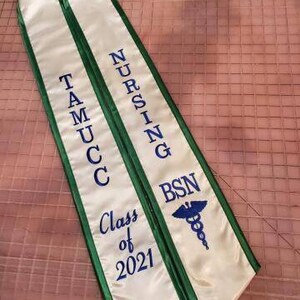TAMUCC 2026 Embroidered Nursing Stole - Etsy