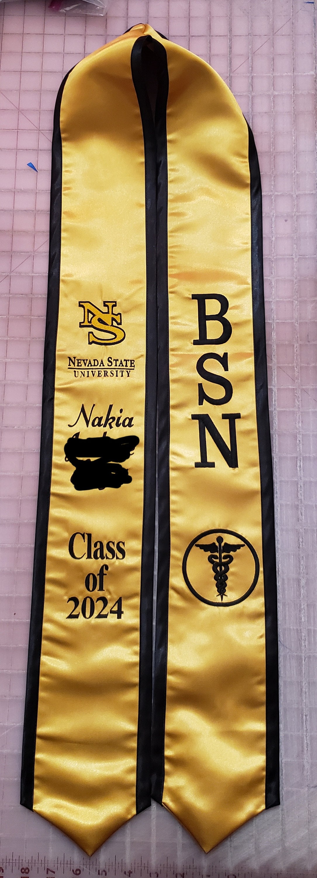Custom Embroidered Stole - Etsy