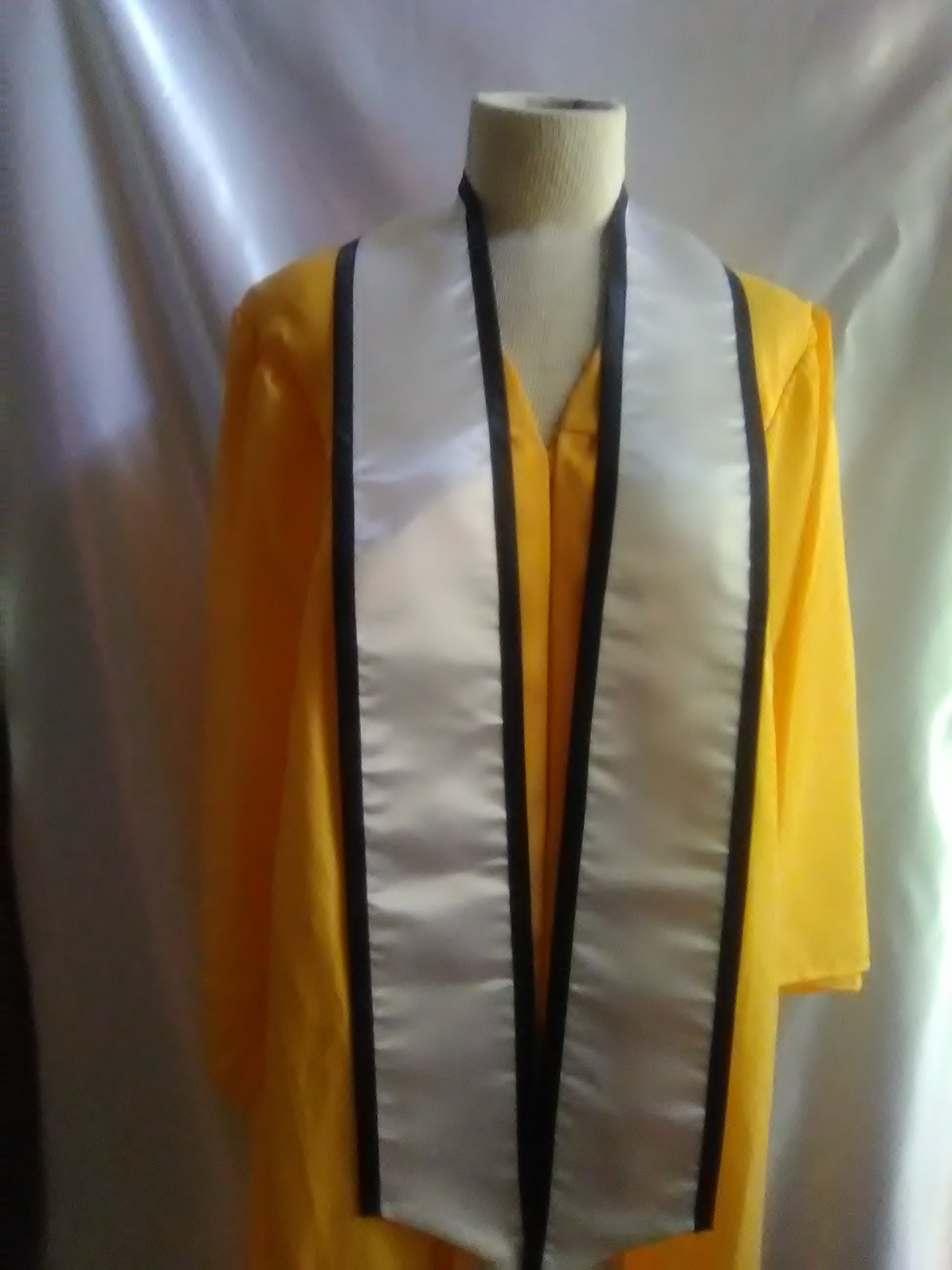 Custom Satin Graduation Stole - Grad Gifts - Satin Grad Stoles - Honor ...