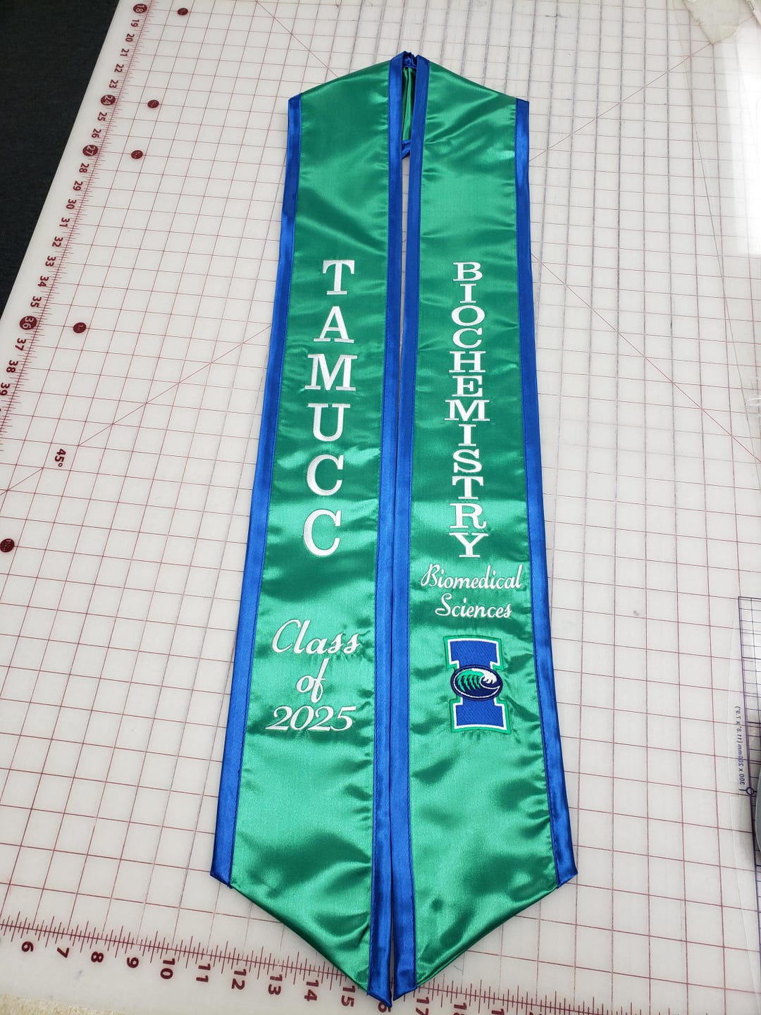 TAMUCC 2026 Custom Embroidered Stole - Etsy