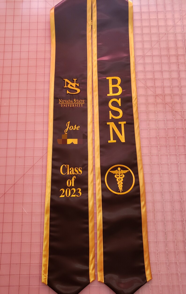 Custom Embroidered Stole - Etsy