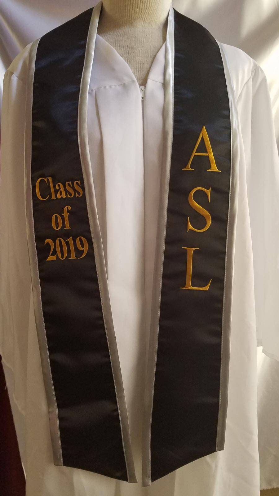 A Custom Satin Graduation Sash & Stoles Graduation Gifts | Etsy