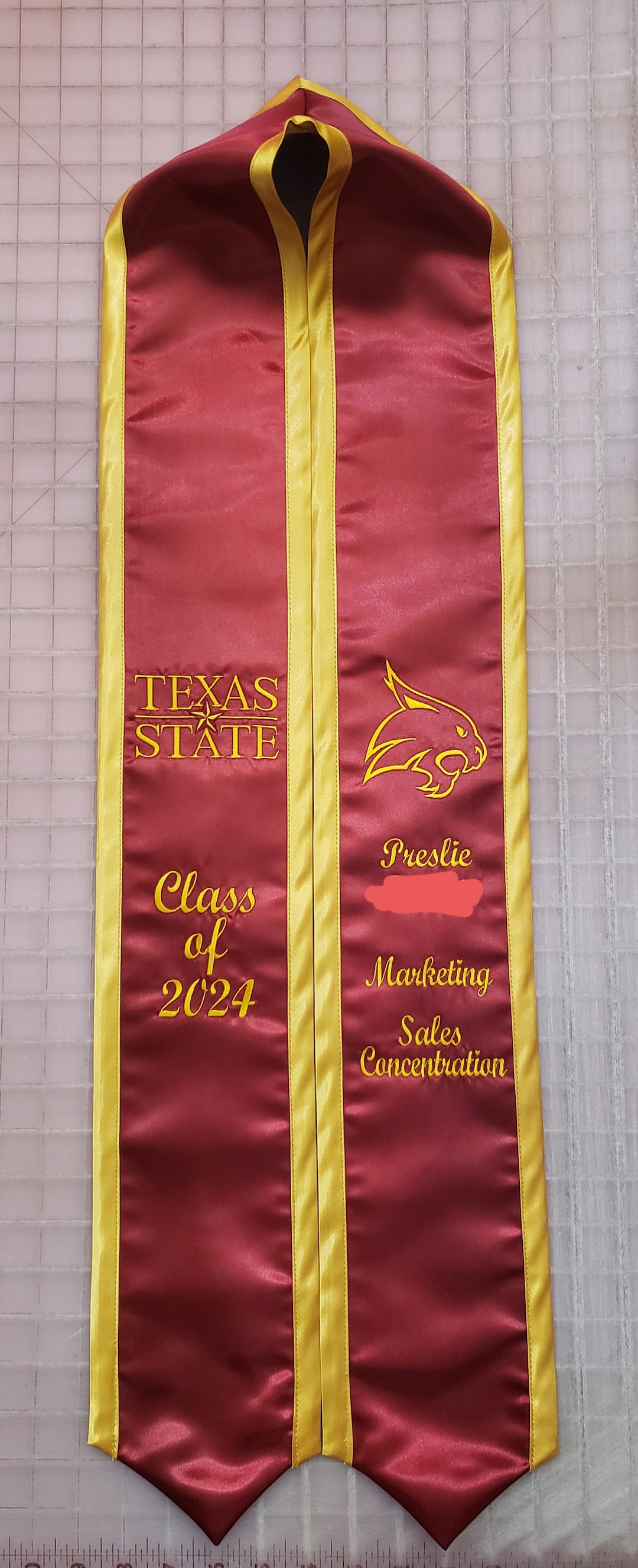 Custom Embroidered Stole - Etsy