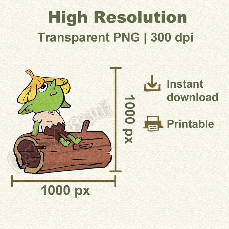 Goblincore, Digital Sticker Pack, Goodnotes, Cute, Chibi, Kawaii ...