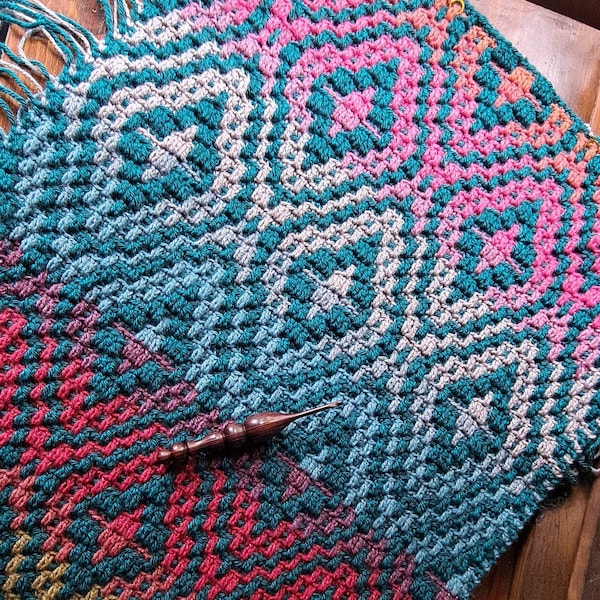 Diamond Mosaic Crochet Pattern - Etsy