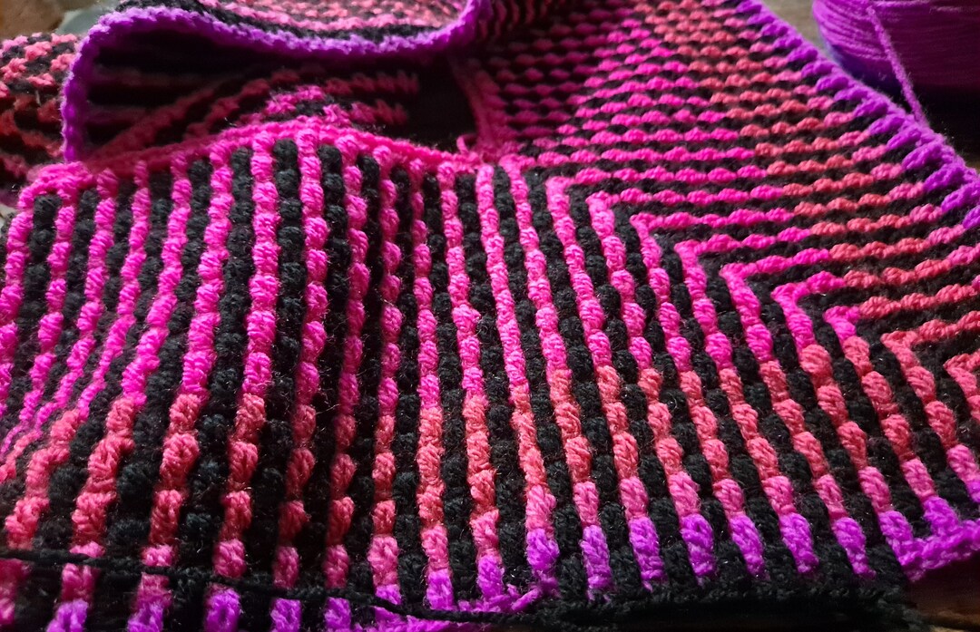 The Dyad Stitch - Flat & in the Round - Multiple 2 + 4 CHART With ...