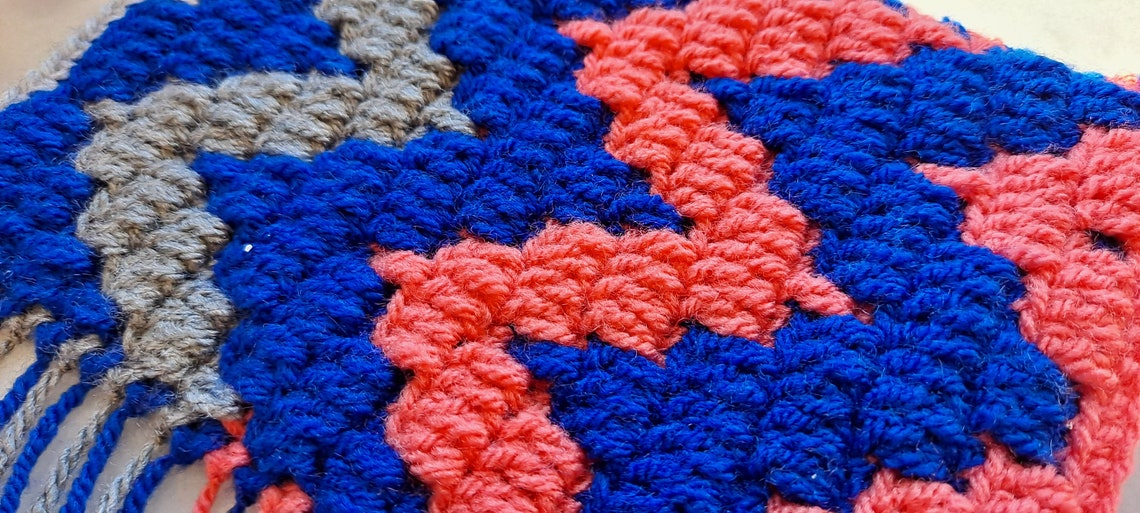 Mosaic Crochet Vintage Ripple Charts Only - Flat or in the Round - Etsy