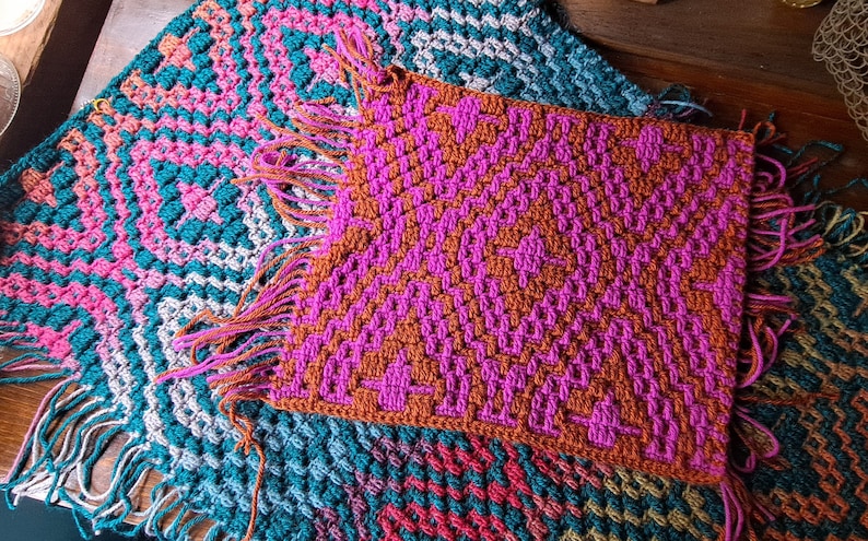 Mosaic Crochet Pattern 51 Charts With WRITTEN Row Repeats - Etsy