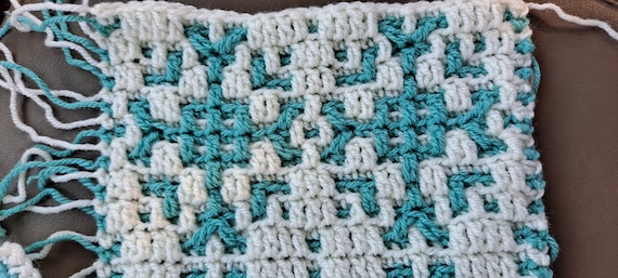 Merry Mosaic Snowflakes Mosaic Crochet Charts & - Etsy UK