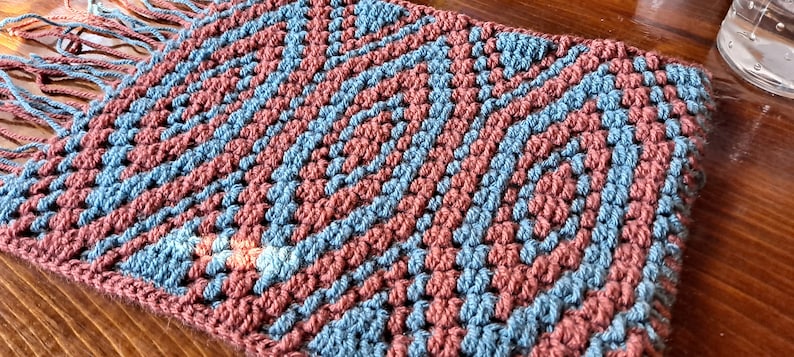 Mosaic Crochet Pattern 42 SPANISH & ENGLISH Chart With - Etsy